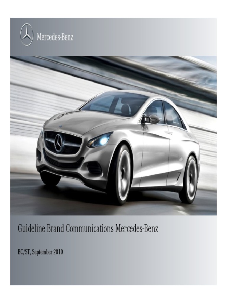 Mercedes - Benz-Guidelines Brand Communications | PDF | Customer ...