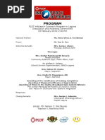 Sample Alumni Homecoming Program | PDF