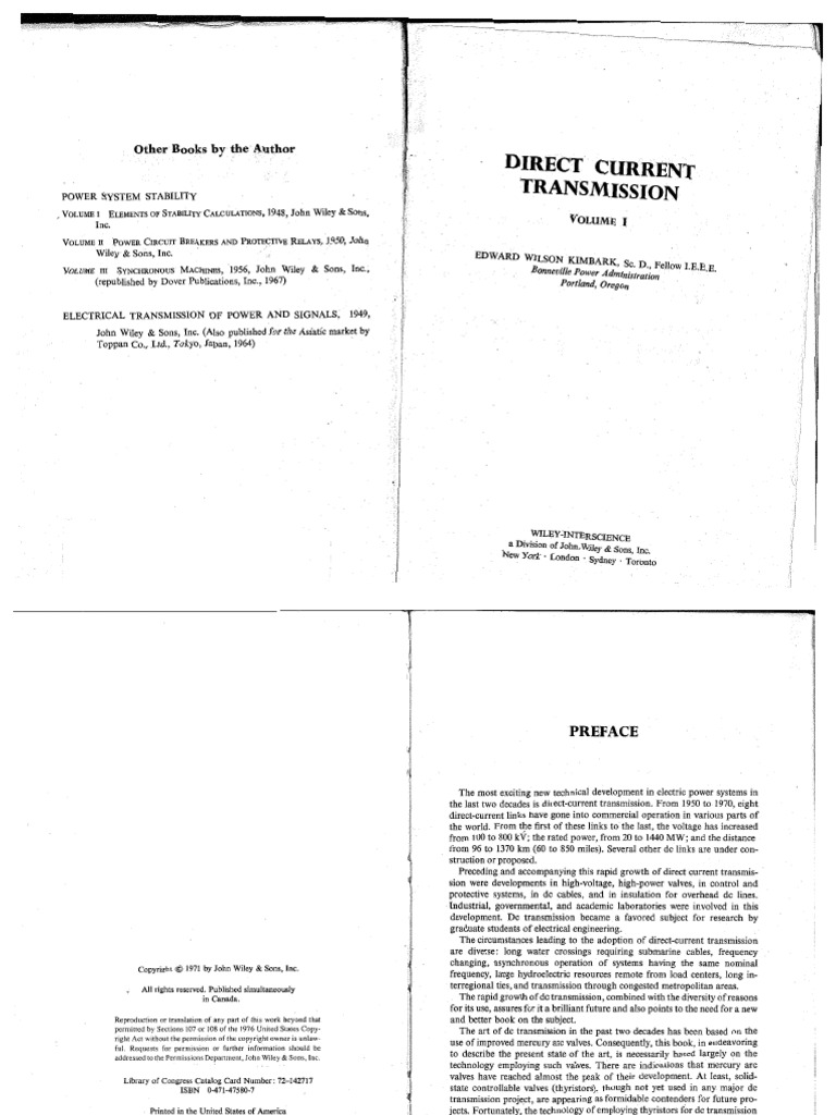 Direct Current Transmission | PDF | Vacuum Tube | High Voltage Direct ...