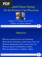 Bruce Protocol Stress Test | PDF | Treadmill | Physical Exercise