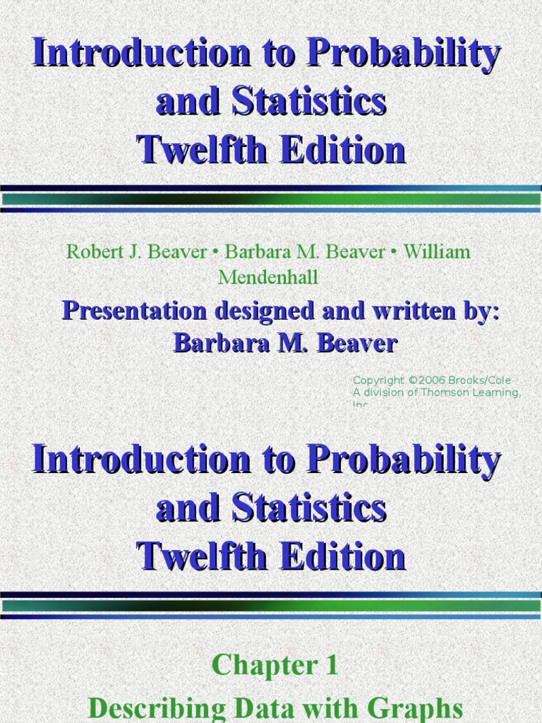 Introduction To Probability and Statistics Twelfth Edition | PDF ...