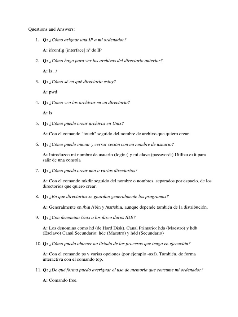 100 Comandos para Aprender Linux | PDF | Archivo de computadora | Unix