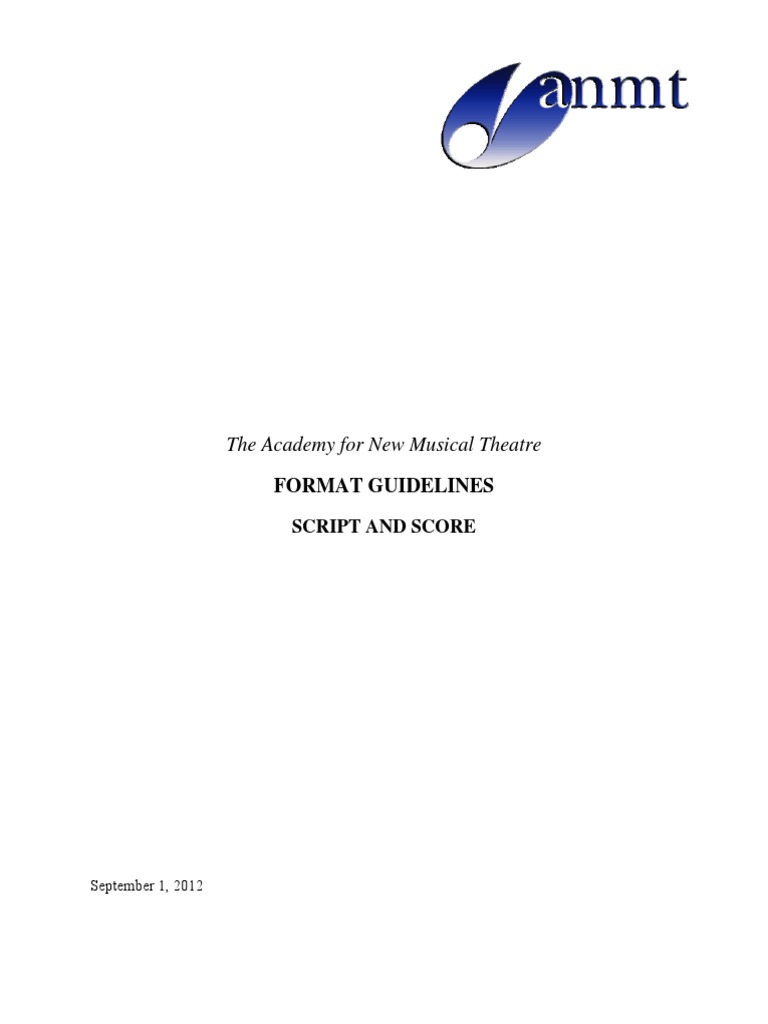Format Guidelines and Integrated Script 090112 | PDF | Screenplay | Piano