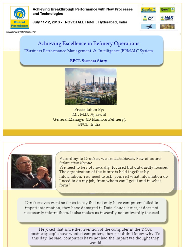 Achieving Excellence in Refinery Operations | PDF | Business Process ...