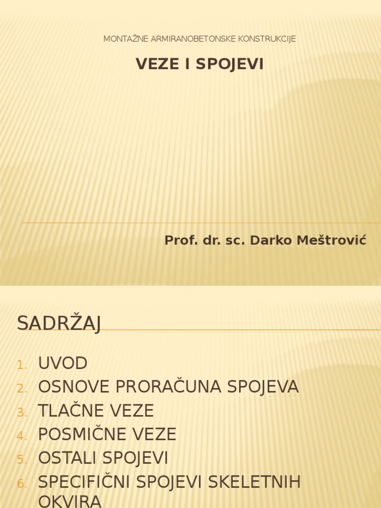 17 - Spojevi I Veze | PDF