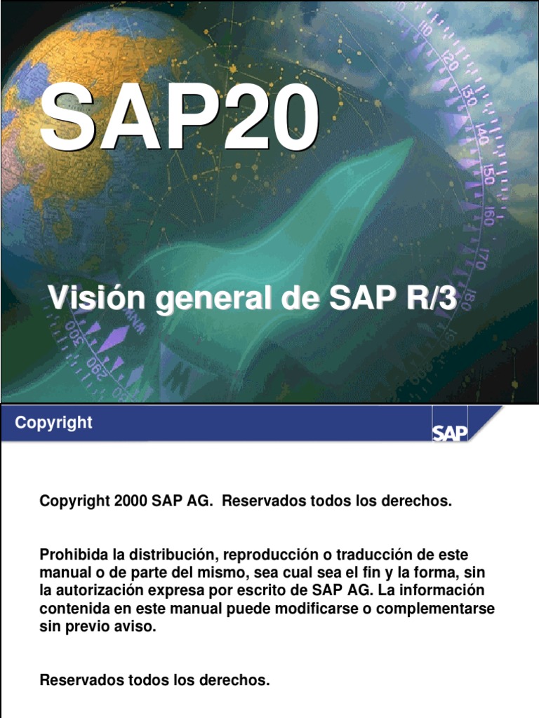 SAP20 - Vision General de SAP R3 PDF | PDF | Sap Se | Tabla (base de datos)