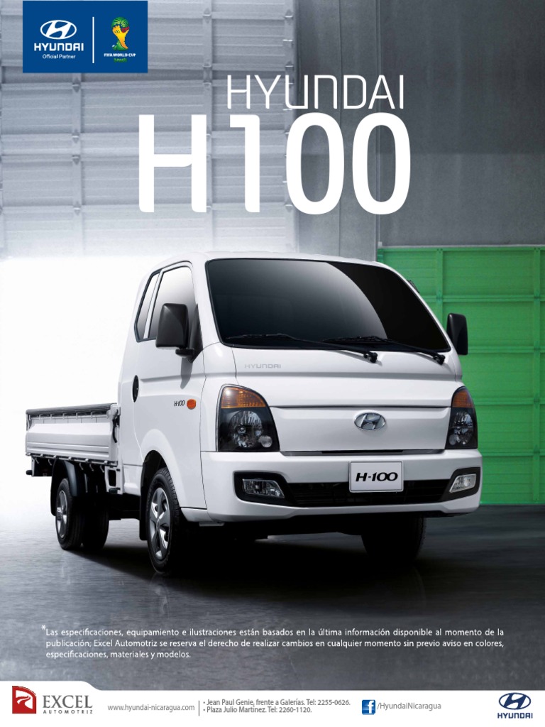Ficha Técnica Hyundai H100 2019 | PDF | Informática