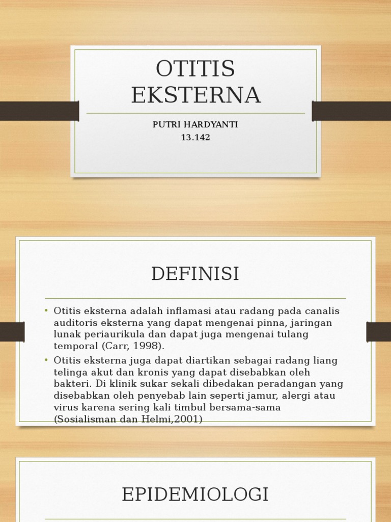 Otitis Eksterna | PDF