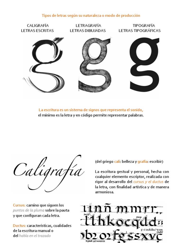 01 Caligrafía, Lettering y Tipografía | PDF | Tipografía | Diseño gráfico