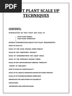 Standard Scale Up Principles & Calculations | PDF | Reynolds Number ...