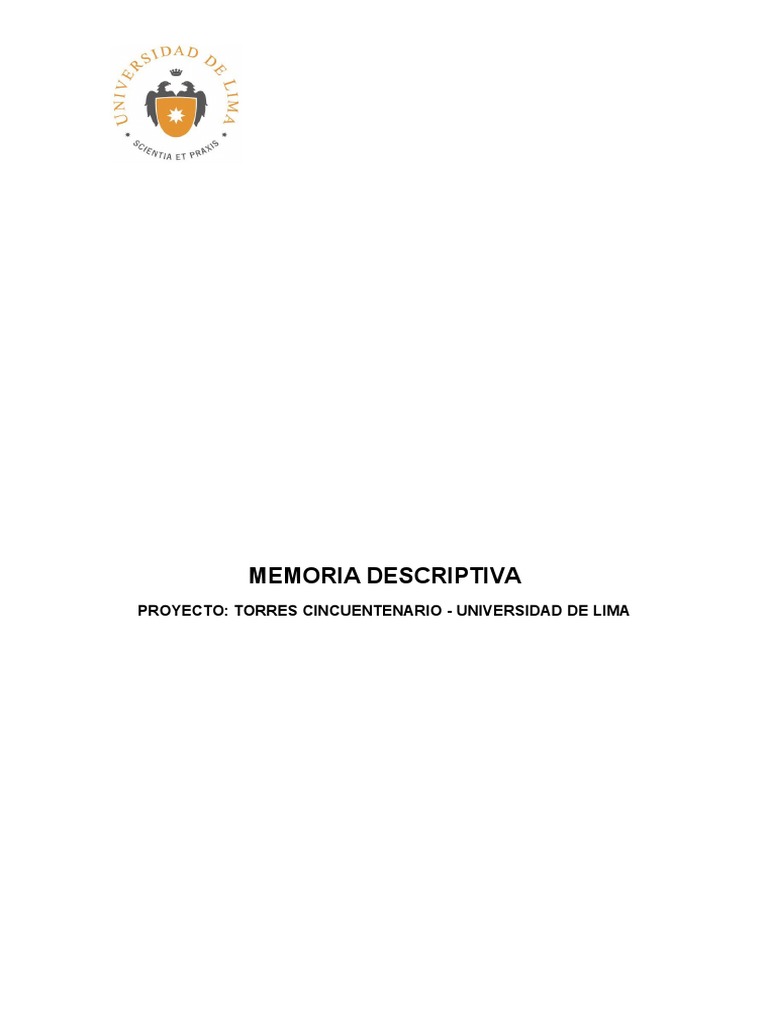 Memoria Descriptiva de Arquitectura | PDF | Ascensor | Torre
