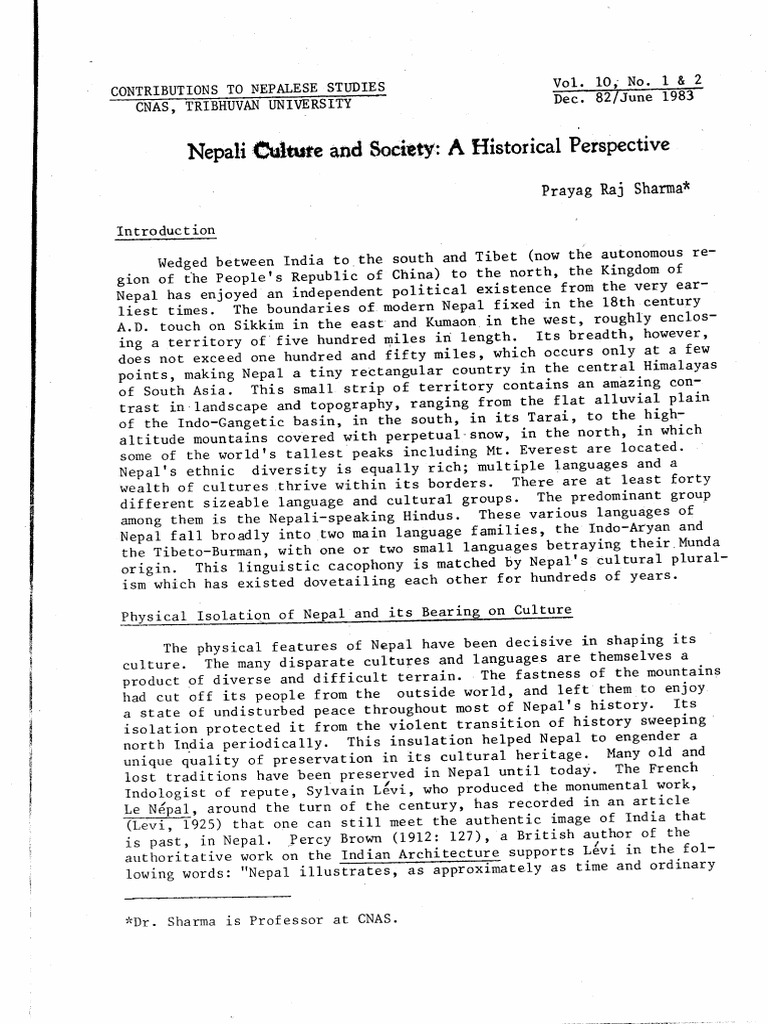 Introduction Nepal | PDF