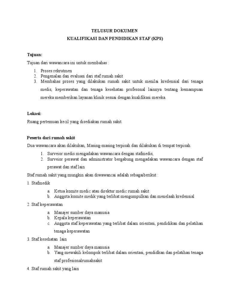 Telusur Dokumen Kualifikasi Dan Pendidikan Staf | PDF | Pengembangan Diri | Sains & Matematika