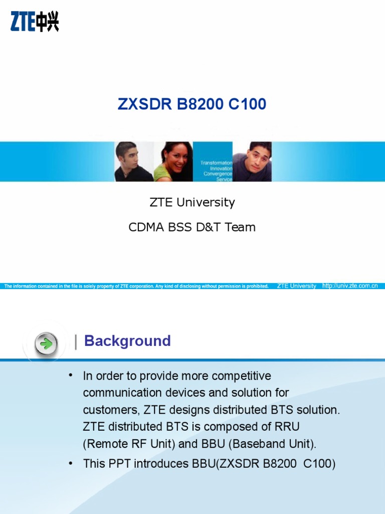 ZXSDR B8200 C100 Overview and Structure | PDF | Computer Network ...