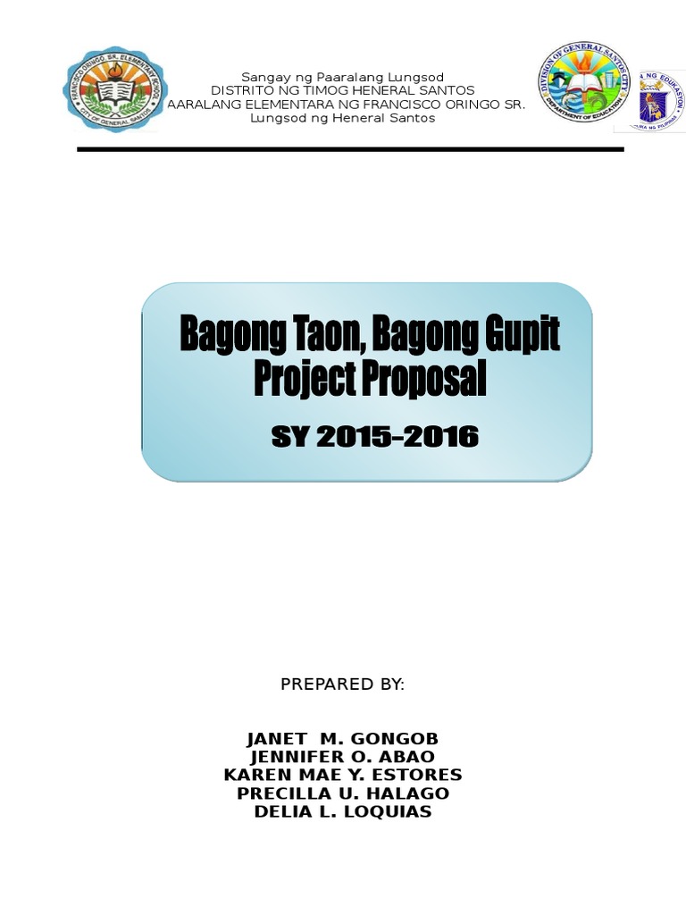 Sample Project Proposal | PDF | Schools | Elementary Schools