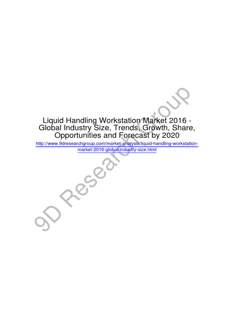 9d Research Group Pdf Market Analysis Demand