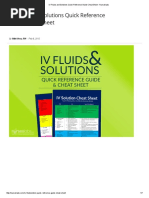IV Medication Solution Compatibility Chart For Nurses | PDF | Saline ...