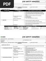 Hydro Test JSA | PDF | Personal Protective Equipment | Prevention