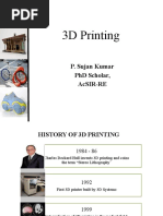 3D Printing: A Seminar Report | PDF | 3 D Printing | Medical Imaging