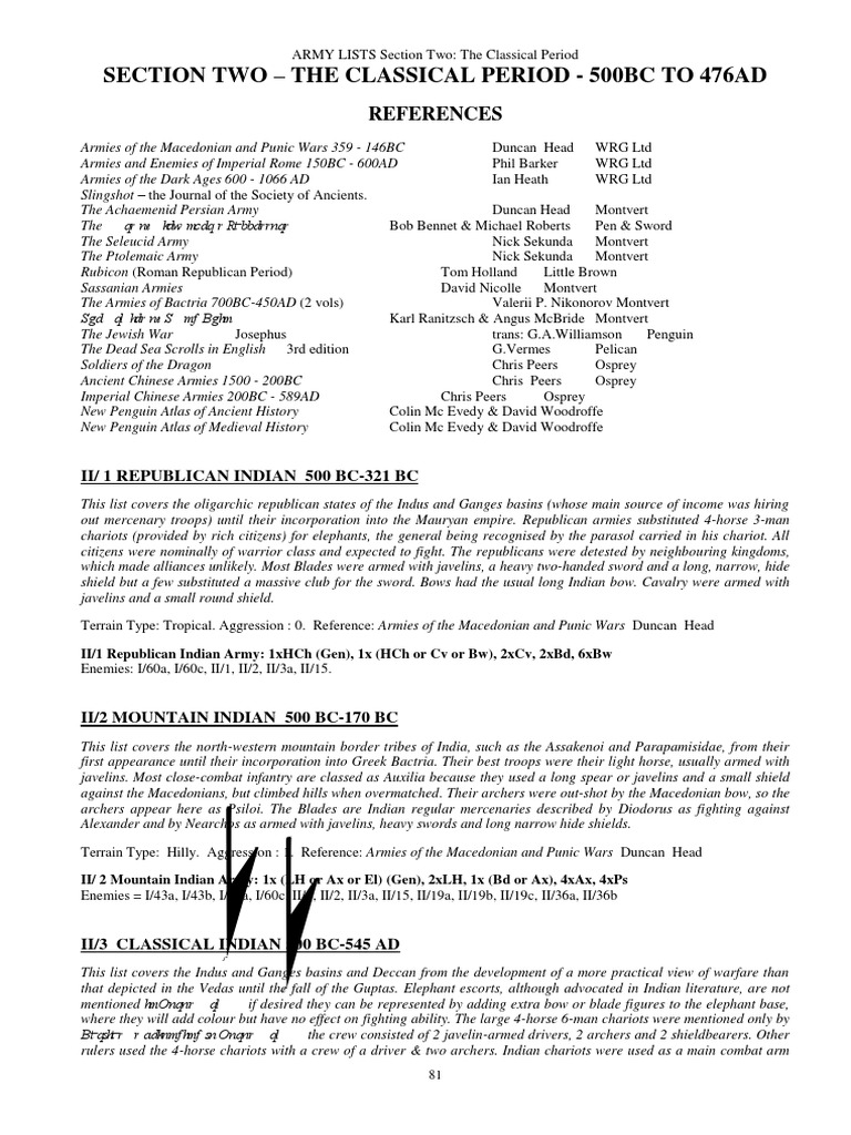 DBA 3.0 Army Lists Book 2 Beta | PDF | Macedonia (Ancient Kingdom ...