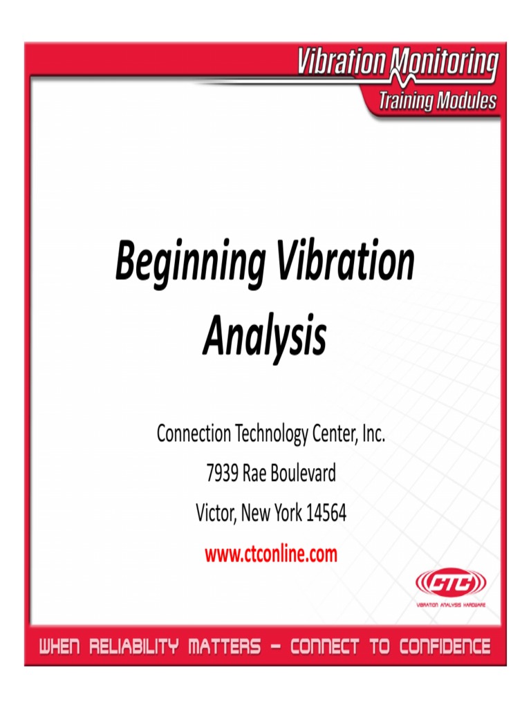 01-Beginning Vibration Analysis | PDF | Bearing (Mechanical) | Amplitude