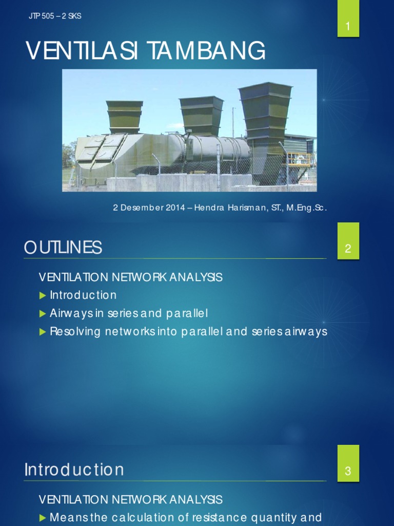 Ventilation Network Analysis | PDF | Series And Parallel Circuits | Ventilation (Architecture)