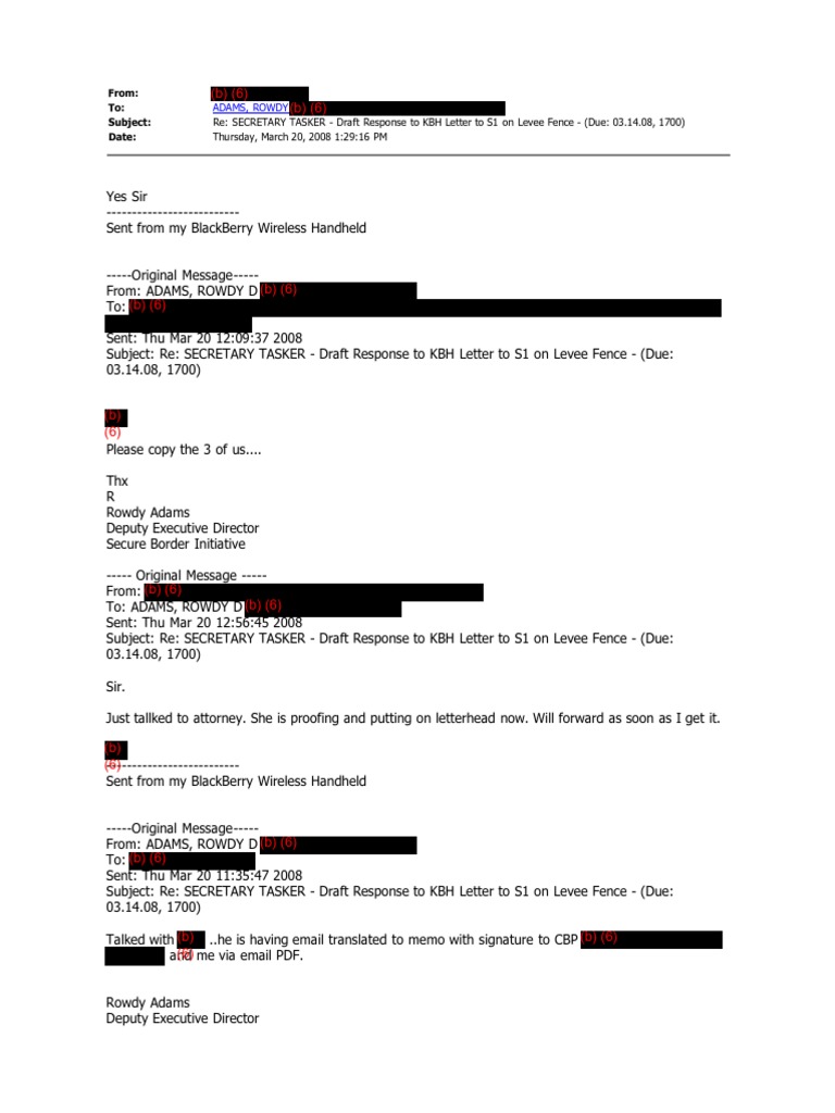 CREW: U.S. Department of Homeland Security: U.S. Customs and Border ...