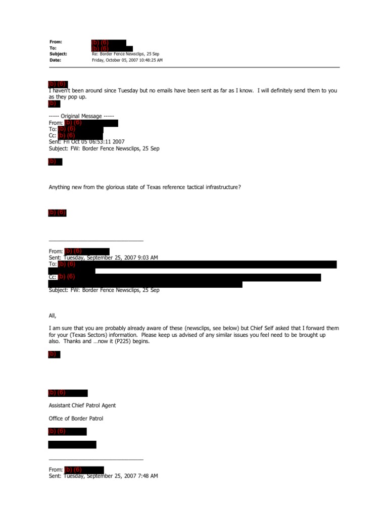 CREW: U.S. Department of Homeland Security: U.S. Customs and Border ...
