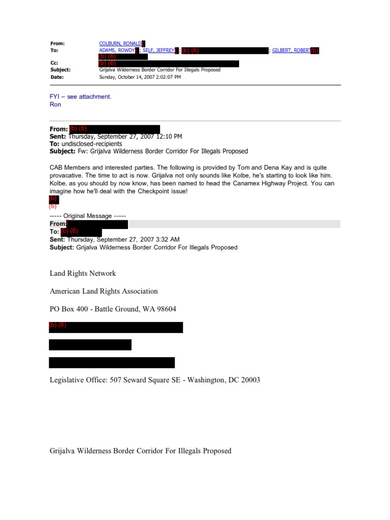 CREW: U.S. Department of Homeland Security: U.S. Customs and Border ...