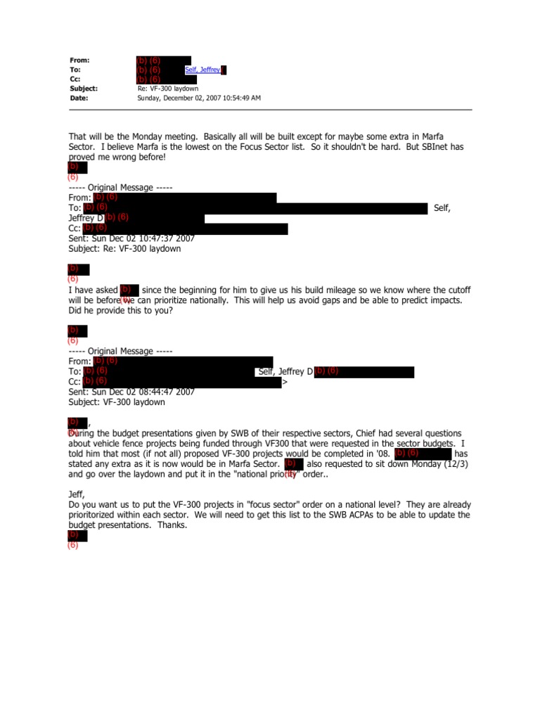 CREW: U.S. Department of Homeland Security: U.S. Customs and Border ...
