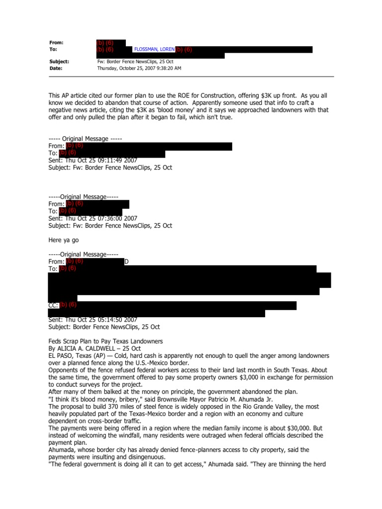 CREW: U.S. Department of Homeland Security: U.S. Customs and Border ...