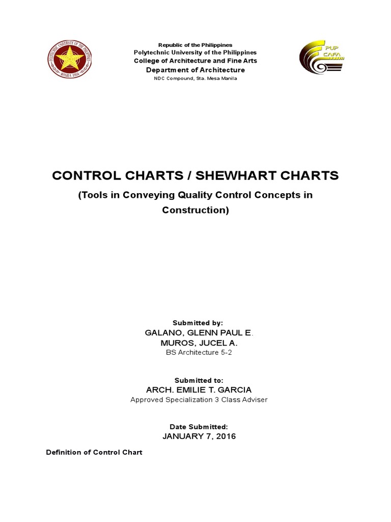 Control Charts in QC in Construction | Download Free PDF | Statistics ...
