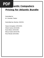 Atlantic Computer Case Study Solution | PDF | Pricing | Profit (Economics)