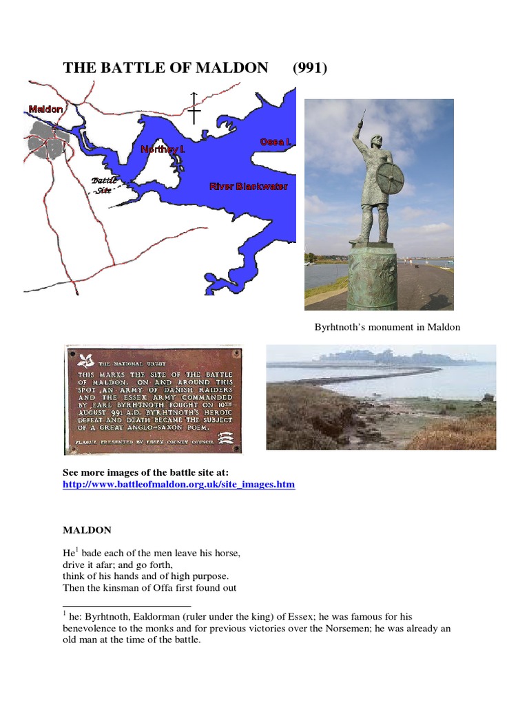 The Battle of Maldon | Medieval England | Anglo Saxon England