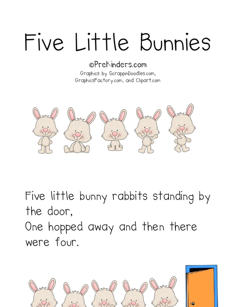 5 Little Bunnies | PDF