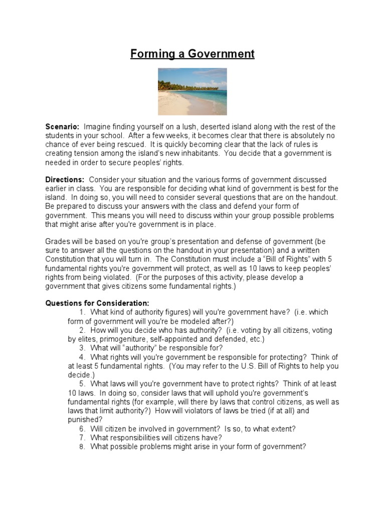 Formingagovernment | PDF