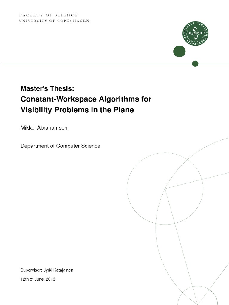 Thesis | PDF | Vertex (Geometry) | Time Complexity