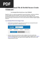 3 Cara Download Scribd Gratis Yang Mudah Dan Tak Perlu Login | PDF