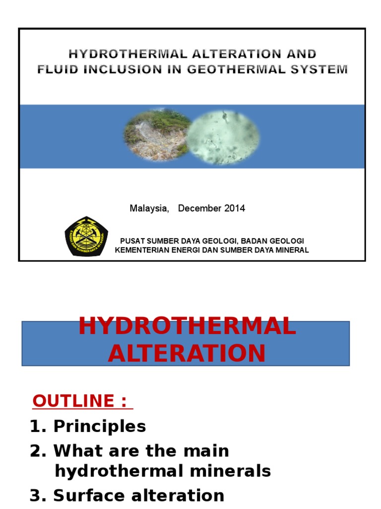 Alteration and Fluid Inclusion (Arif M) | PDF | Boiling | Minerals