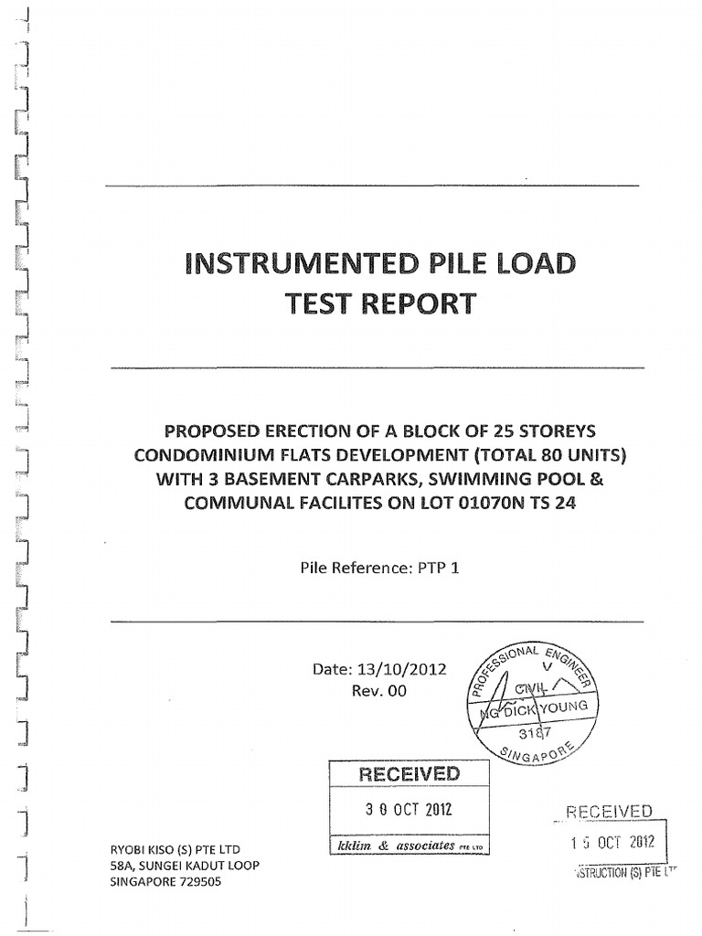 Ultimate Load Test Report | PDF | Deep Foundation | Tangent