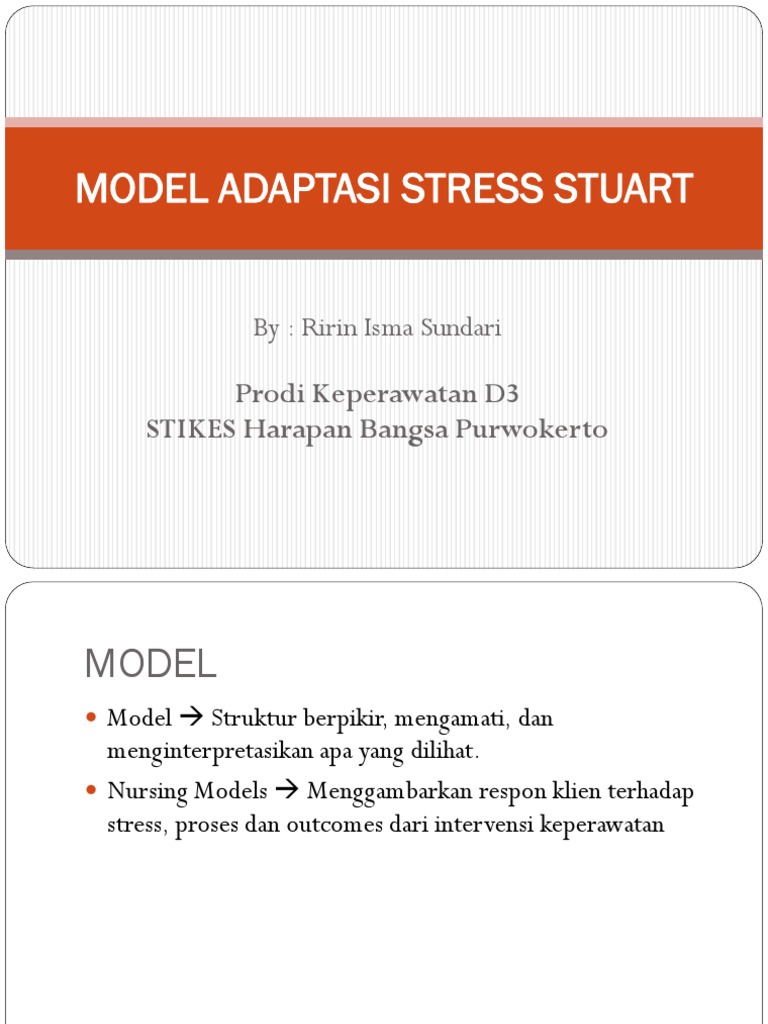 Model Adaptasi Stress Stuart | PDF
