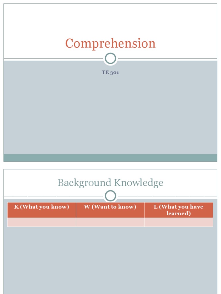 Comprehension 02 | PDF | Reading Comprehension | Cognitive Science