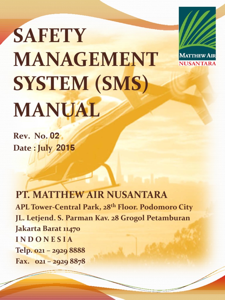 SMS Rev.02 | PDF | Safety | Occupational Safety And Health