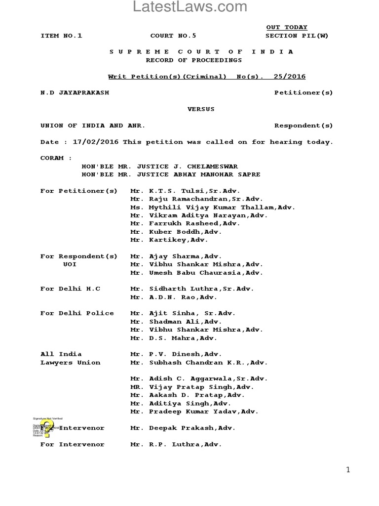 JNU Case Order of Supreme Court | PDF | Advocate | Prosecution