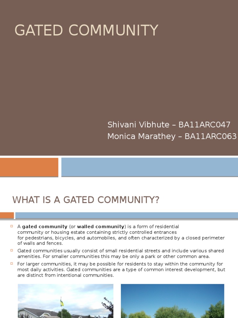 Gated Community | PDF