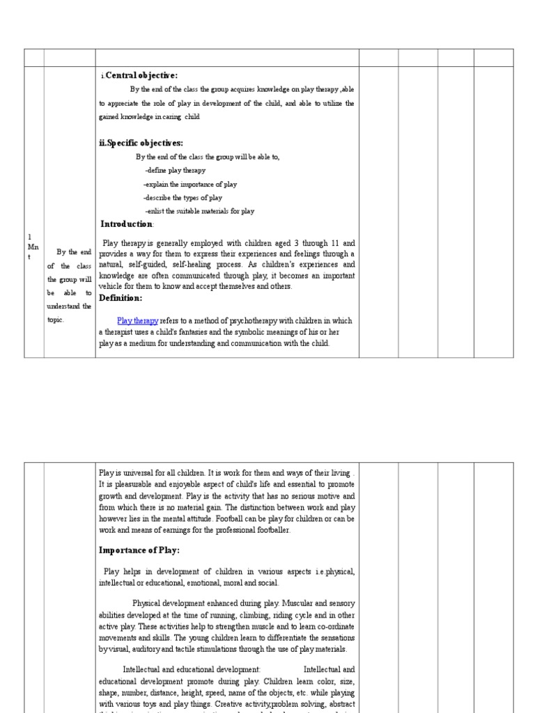 Play Therapy-3 | PDF | Toys | Play Therapy