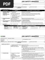 Jsa For Radiography | PDF | Personal Protective Equipment | Radiography