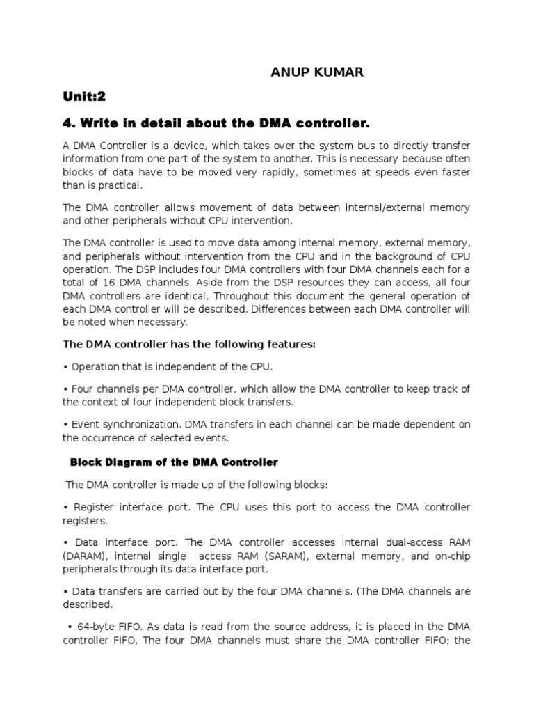 Dma Controller | PDF