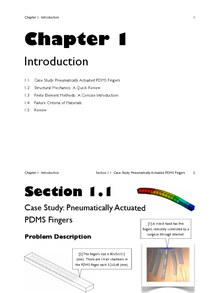 Pneumatically Actuated PDMS Fingers | PDF