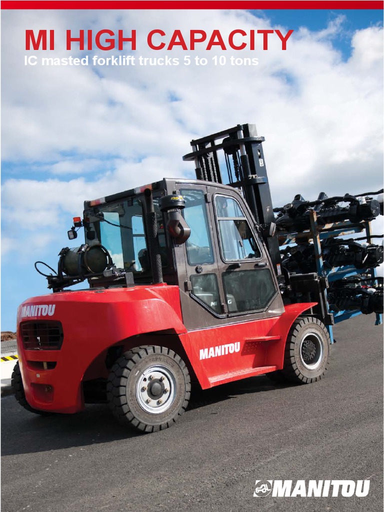 Manitou MI 50 D MI 100 D EN | PDF | Truck | Transmission (Mechanics)